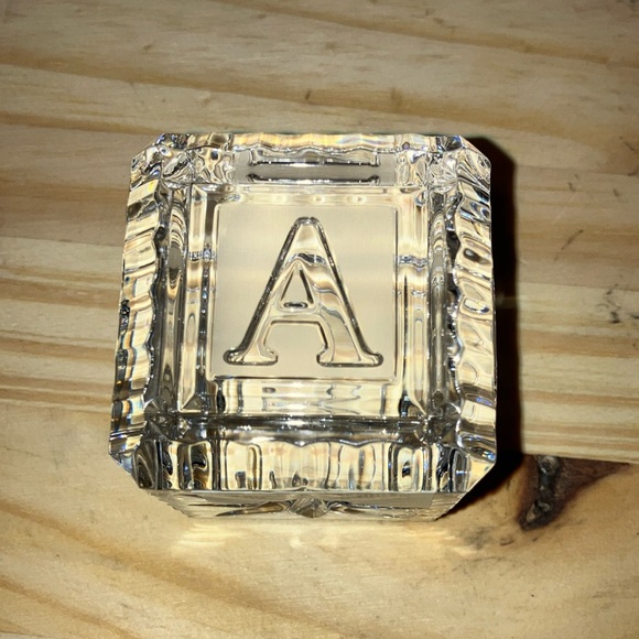 Waterford Crystal | Accents | Waterford Crystal Alphabet Letters Baby ...